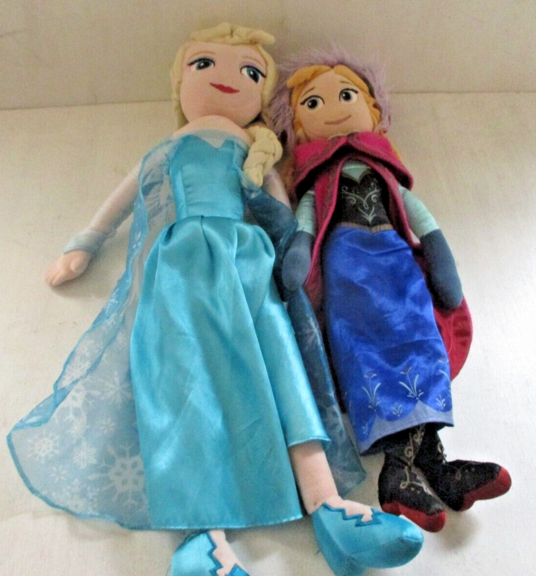 Frozen Cloth Dolls Fit 16" Toddler Doll Handmade Doll Clothes Dress