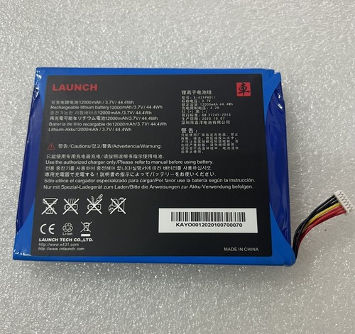 New Original 12000mAh 3.7V Battery for Launch Diagnostic Scanner X431 ...