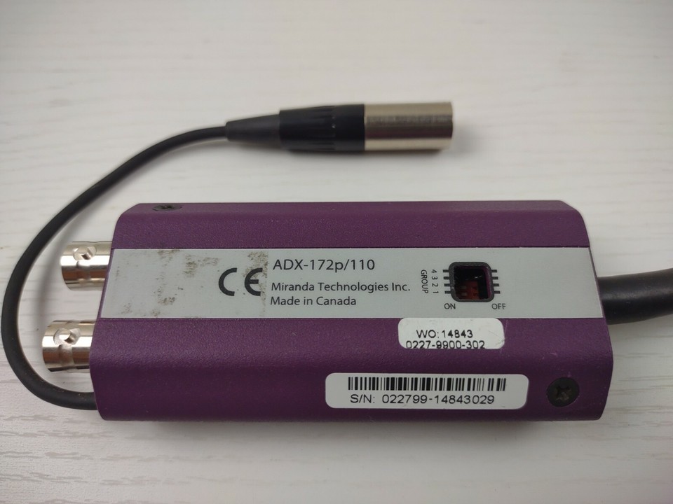 Miranda PicoLink ADX-172P/110 Dual 110ohm AES/EBU Demultiplexer w ...