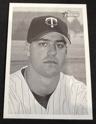 ERIC MILTON Minnesota Twins 2001 Bowman Heritage #375 Short Print SP ...