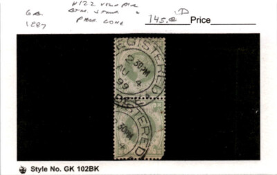 Great Britain, Postage Stamp, #122 Pair Used, 1887 Queen Victoria (AY) | eBay
