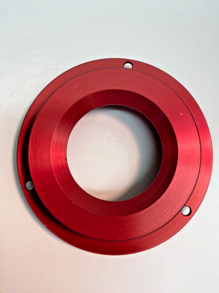 98mm Aft End Closure Red Anodized Aluminum-Rocket Motor Casing ...