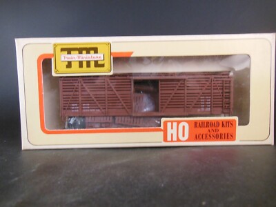 HO SCALE TRAIN MINIATURE SOUTHERN RY 40' WOOD STOCK CAR KIT | eBay