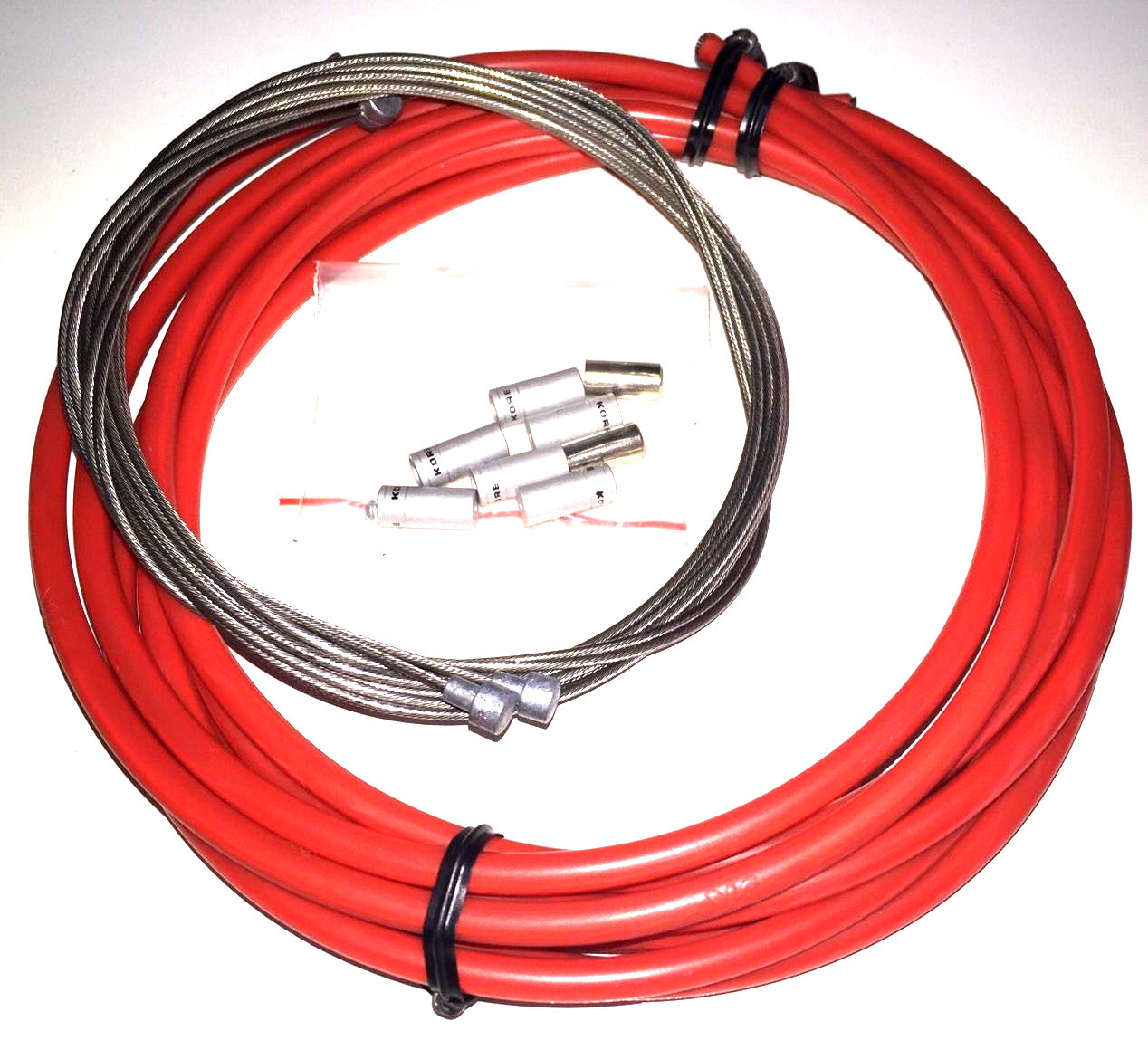 red bicycle bike brake cable housing ferrules performance level | eBay