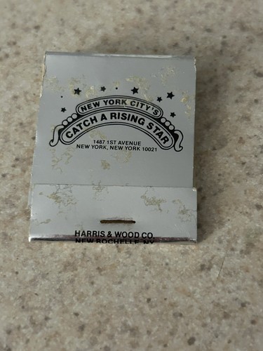 Matchbook - Catch A Rising Star New York City full see photos | eBay