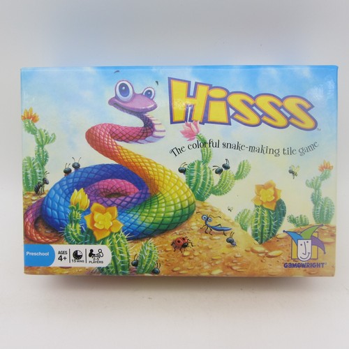 Hisss Snake Making Tile Game COMPLETE Gamewright 2006 Kids Children's ...