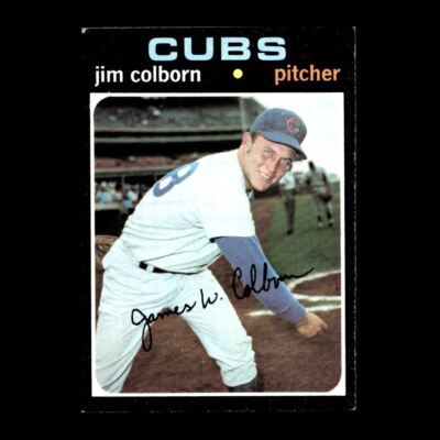 Jim Colborn 1971 Topps Rookie Chicago Cubs #38 Nice Vintage! | eBay