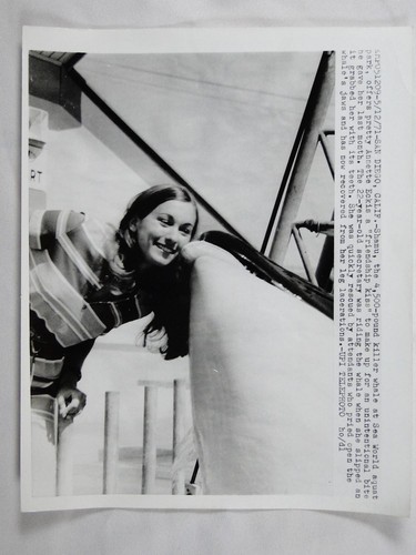 Annette Eckis Bitten by Shamu Killer Whale Sea World San Diego 1971 ...