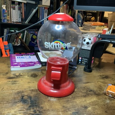 Skittles Candy Machine Detachable Lid to Put In Candy and Other Sweets ...