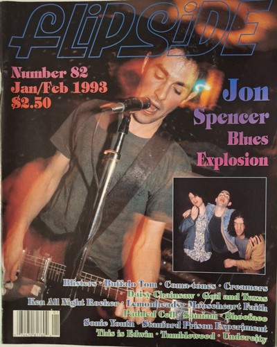 Flipside #82 (1993 punk fanzine) Jon Spencer/Sonic Youth/Ev Dando/Daisy ...