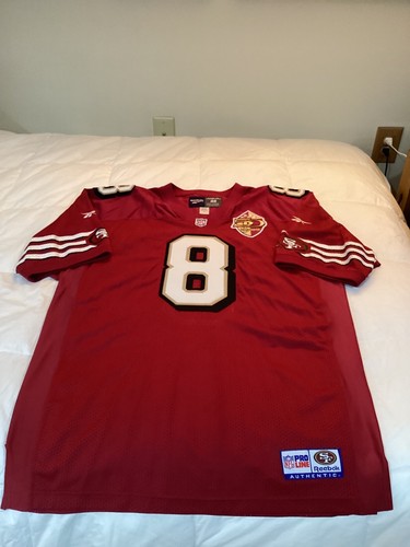 Authentic Steve Young San Francisco 49ers, NFL pro line Reebok jersey ...