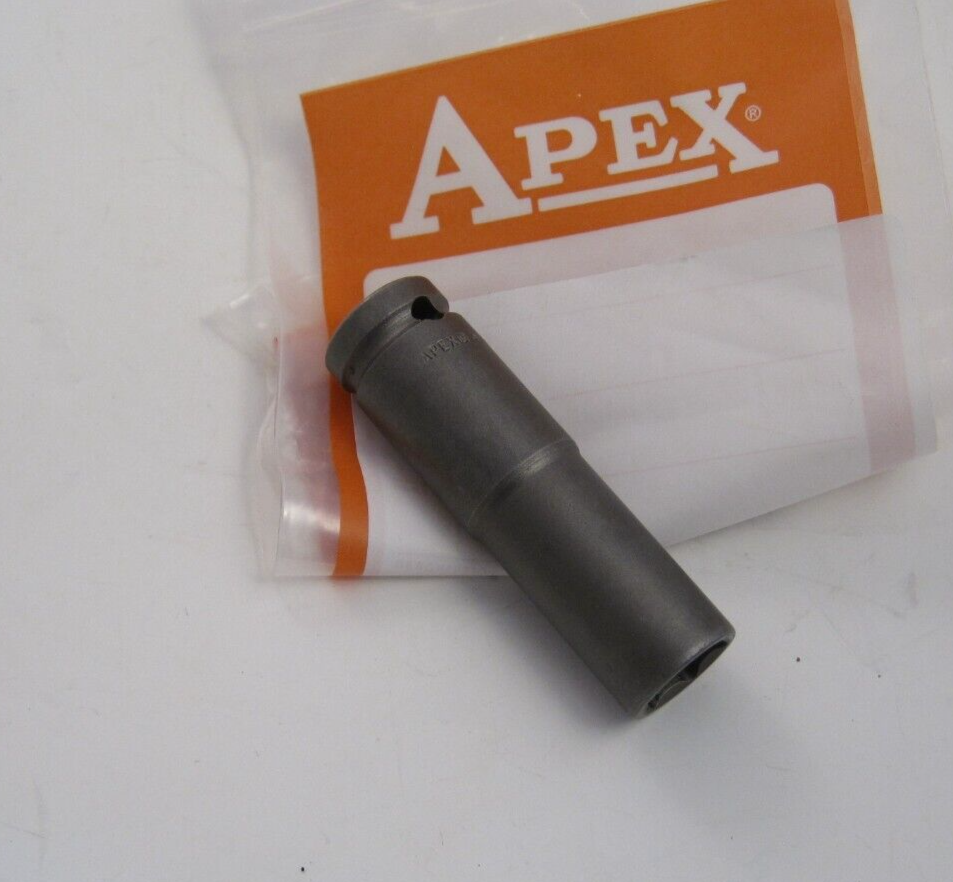 APEX 5/8" Thin Wall Deep Impact Socket - 1/2" Drive (Square) - 6 Point ...