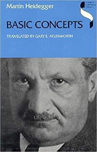 Martin Heidegger - Basic Concepts - New Paperback - S9000z ...