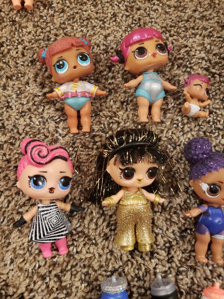 LOL Surprise Doll Glitter Series Purple Queen & Lil Purple Queen Rare ...