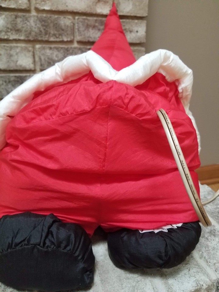 RARE Telco Motionette Animated Santa Plush Stuffed Moves Vtg Christmas ...