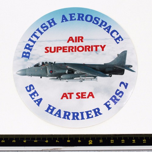 British Aerospace Sea Harrier FRS 2 - Promotional Sticker - Good ...