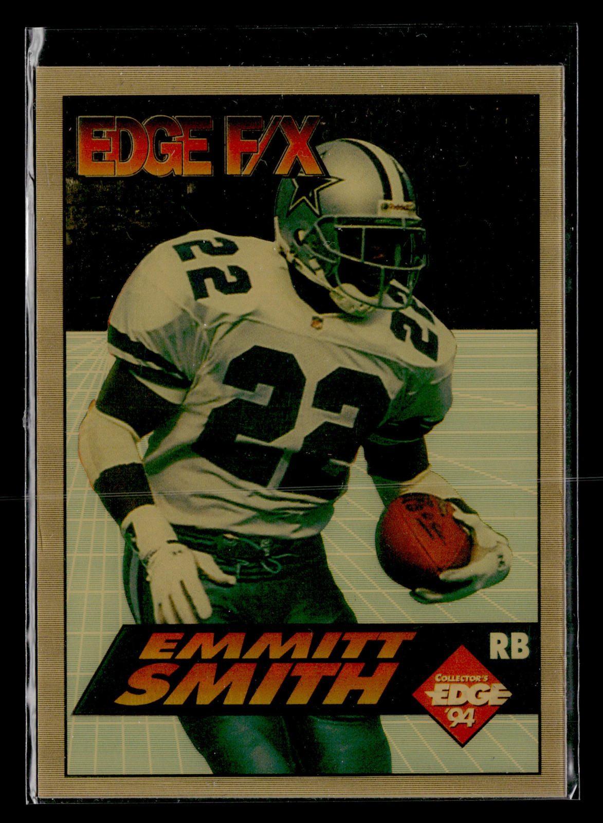 1994 Collector's Edge #4 Emmitt Smith F/X Gold Backgrounds NM | eBay