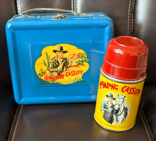 Spectacular 1950 Hopalong Cassidy Lunchbox BEST I'VE EVER SEEN ...