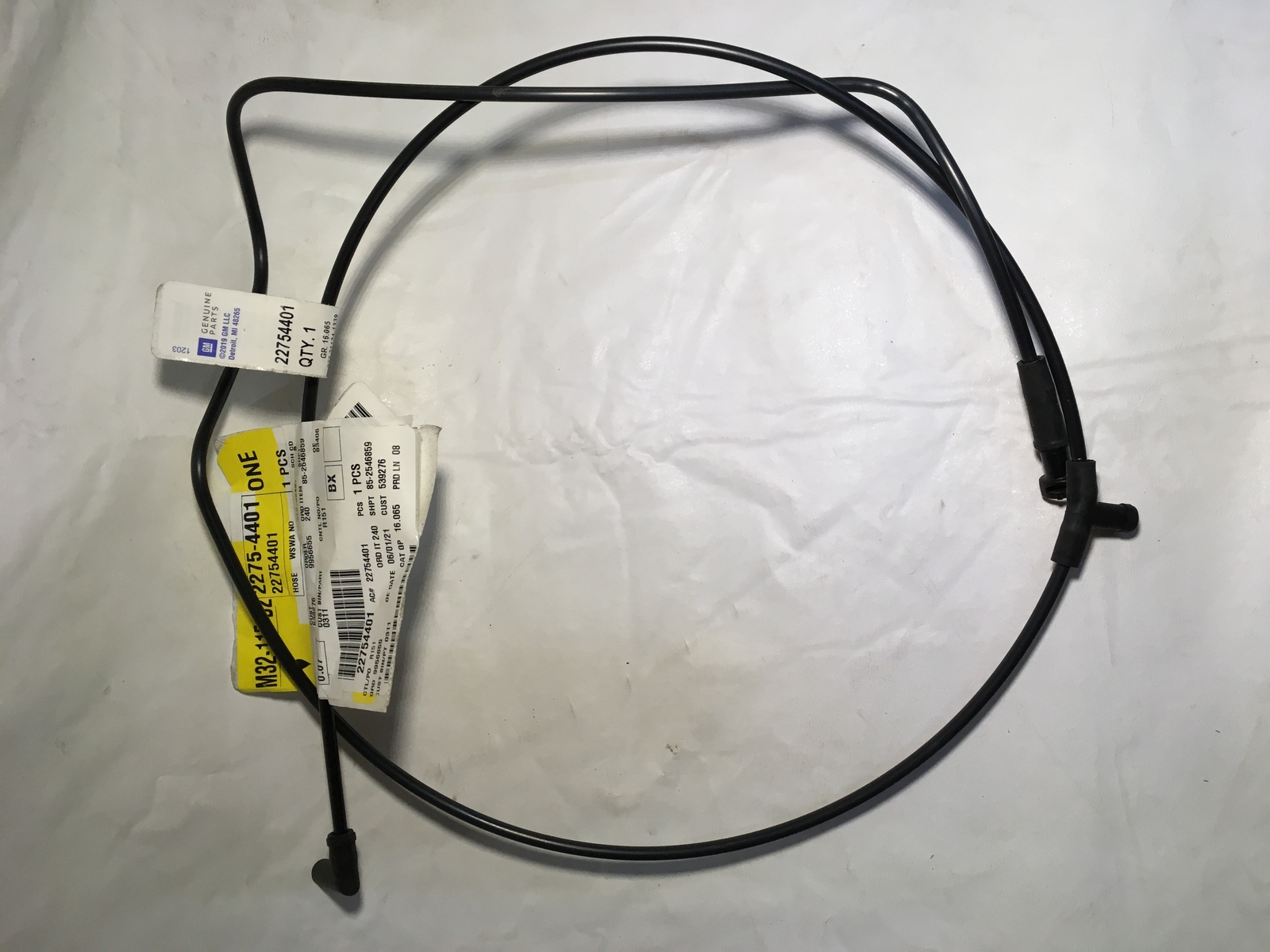 2014-2018 SILVERADO SIERRA WINDSHIELD WASHER FLUID HOSE TO COWL (JUMPER ...