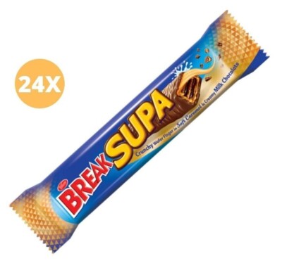 Tiffany Break Supa Crunchy Wafer Chocolate Fingers pack 24 pcs بسكويت ...