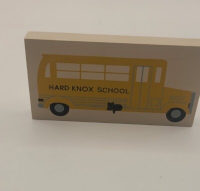 Hard Knox School Bus ~ Faline Cat’s Meow Shelf Sitter Accessory | eBay