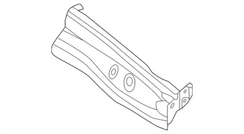 F3181-3TAMA Nissan Stay-front fender, lh F31813TAMA, New Genuine OEM ...