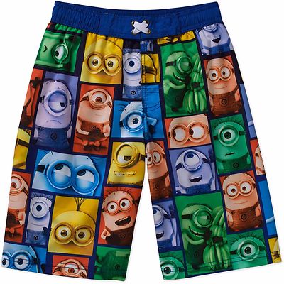 Despicable Me Minions Swim Trunks Shorts Boy Size 8 10/12 | eBay