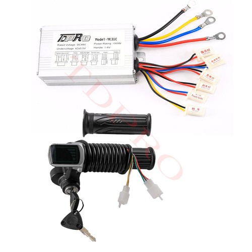 48V 1000W Brush Motor Speed Controller Throttle Electric ATV Dirt Razor ...