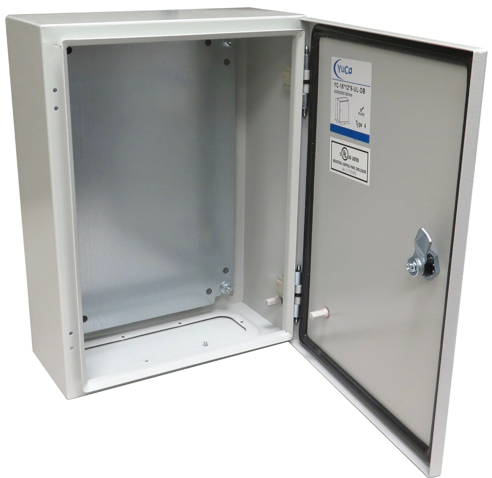 YuCo YC-16x12x6-UL Electrical Box IP66 Nema Type 4 Enclosure Gland ...