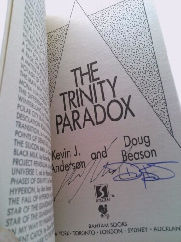The Trinity Paradox (Signed) by Kevin J. Anderson; Doug Beeson ...