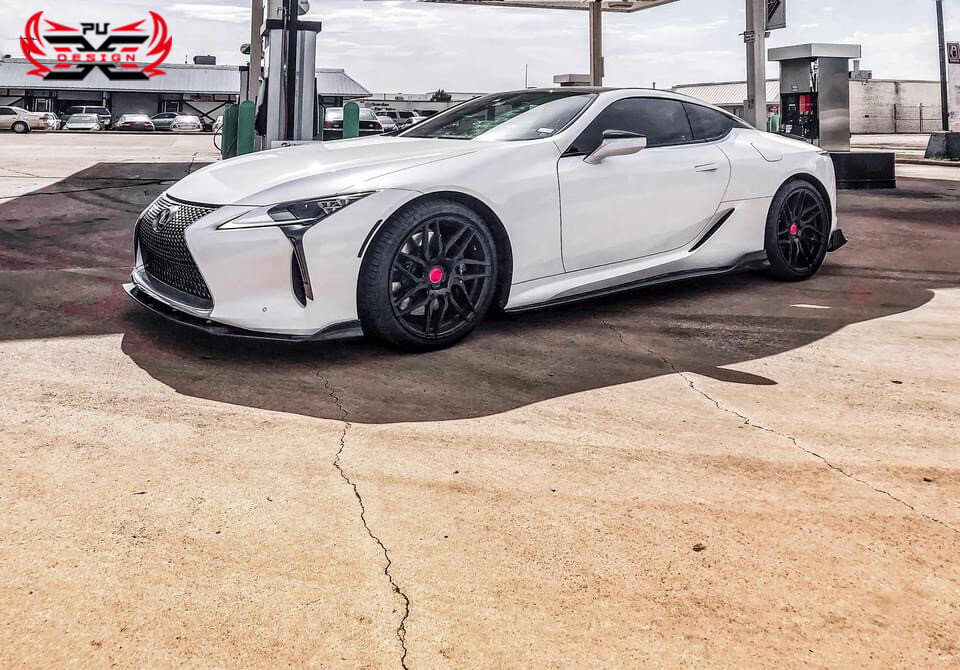 Carbon Fiber Body Kit For Lexus LC500 LC500h Front Lip Side Skirts Rear ...