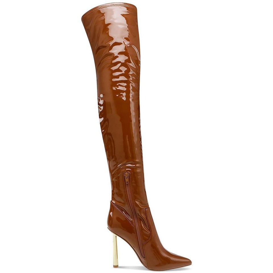 Steve Madden Womens Vivee Tan Over-The-Knee Boots Shoes 6 Medium (B,M ...