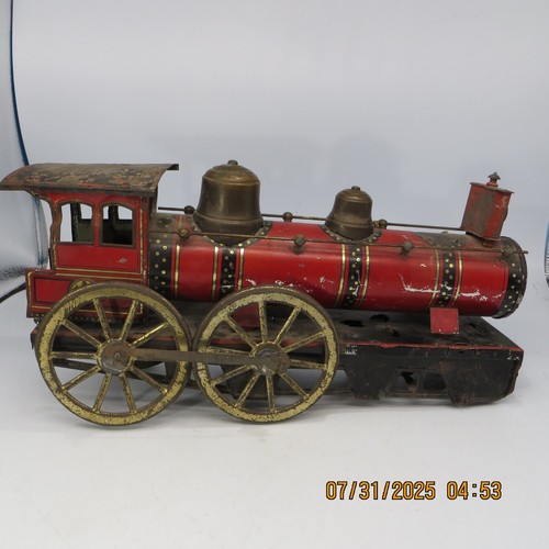 Antique tin toy train for parts or restore British or German | eBay
