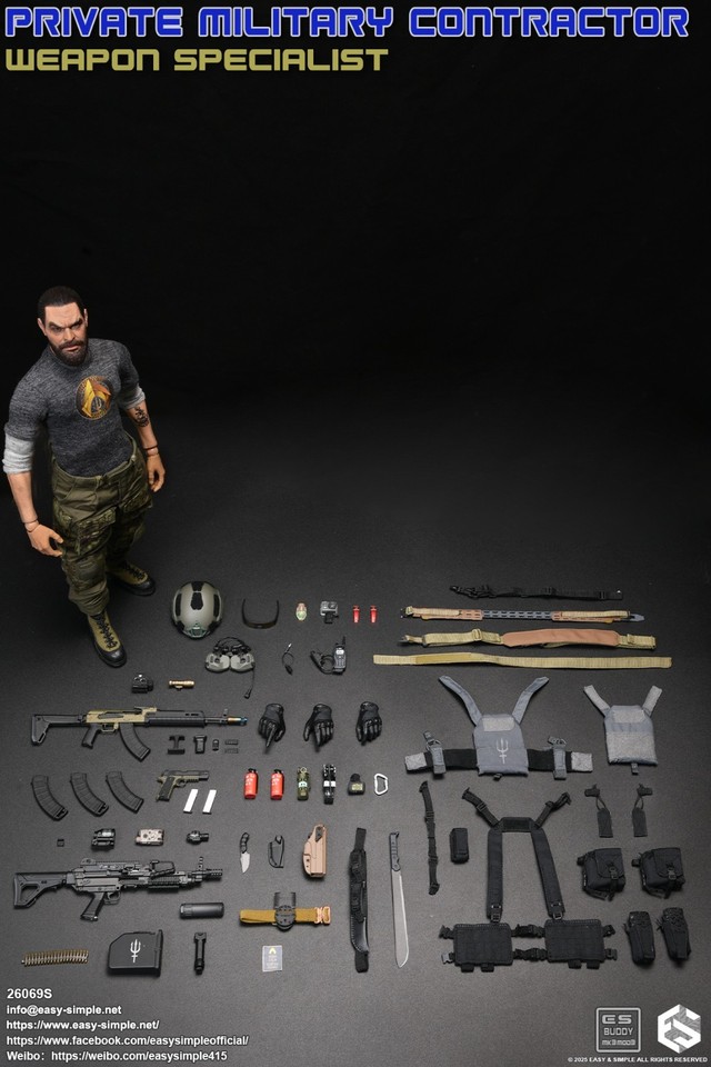 1:6 scale Easy & Simple PMC Weapon Specialist SPECIAL Radio w/ Headset ...