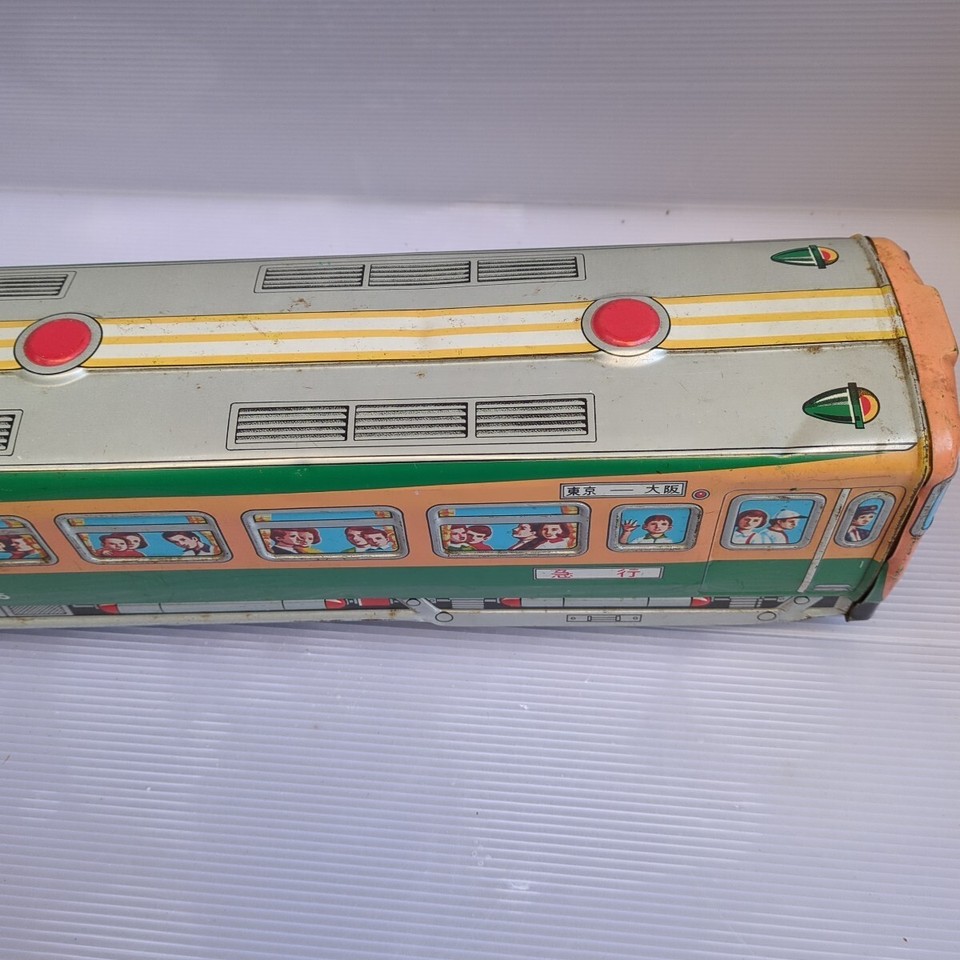 Pantograph missing, tin toy, express train, Shonan type, Moha 101-65 ...