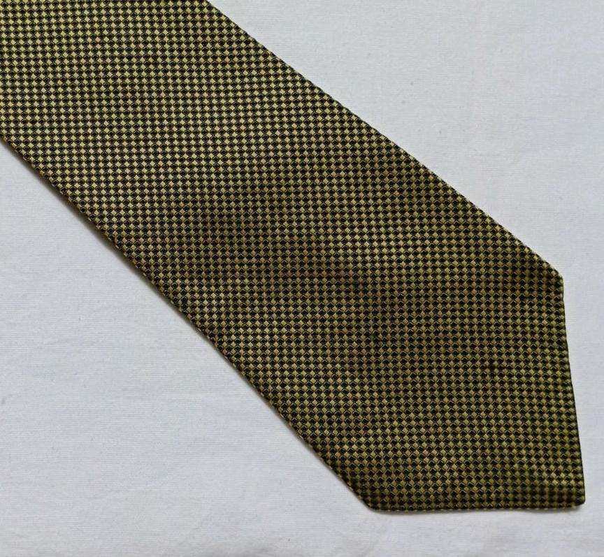 River Island Men's Tie Green Geometric Pattern Necktie Formal Wedding ...