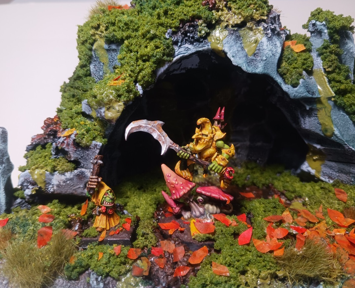 Warhammer Aos Loonboss Cave Diorama W/ Night Goblin PRO PAINTED ...