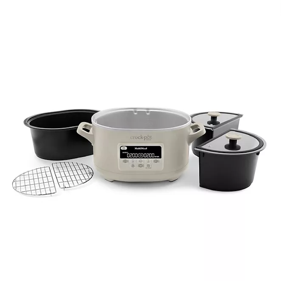 Crock-Pot P990343803 8-Quart MultiMeal Multicooker and Programmable ...
