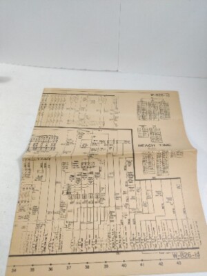 Vintage Bally Beach Time Pinball Machine Schematics | eBay