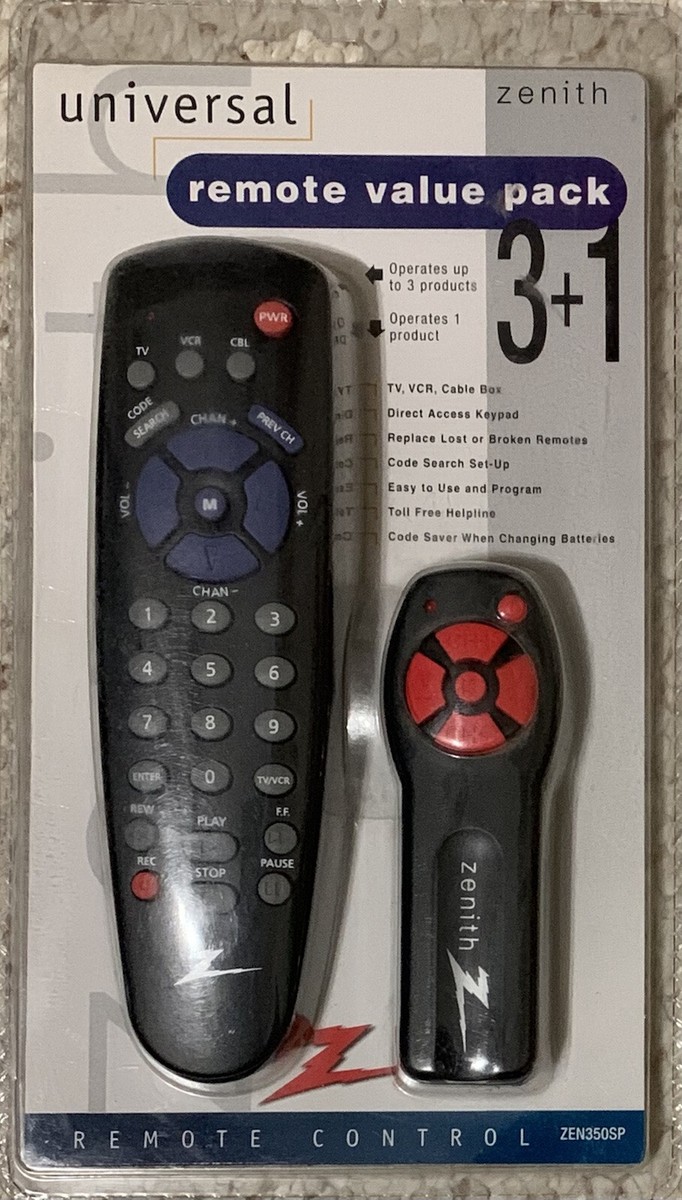 Zenith Universal Remote Models