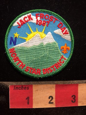 1987 North Star District JACK FROST DAY BSA Boy Scouts Patch 70WD | eBay