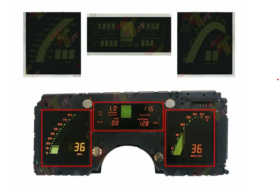 1984-1989 CHEVY CORVETTE C4 Dash Speedometer Digital Cluster [*REPAIR ...