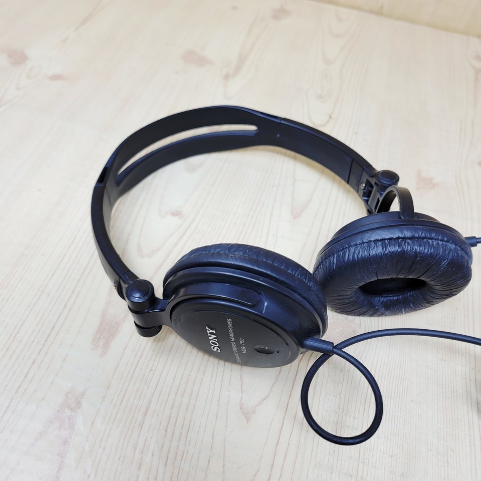 Sony MDR-V150 Dynamic Studio Monitor Stereo Headphones Long Cord Works ...