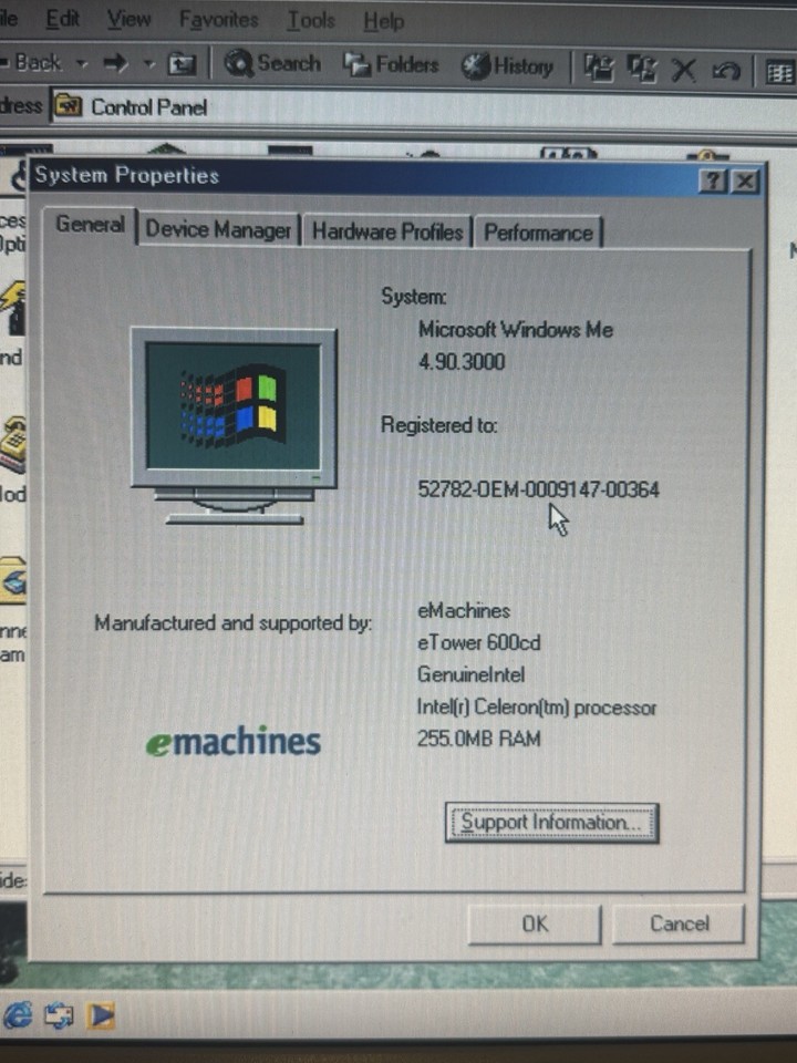 eMachines etower 600cd - 10GB - 600Mhz - 256MB - All Seems Original ...