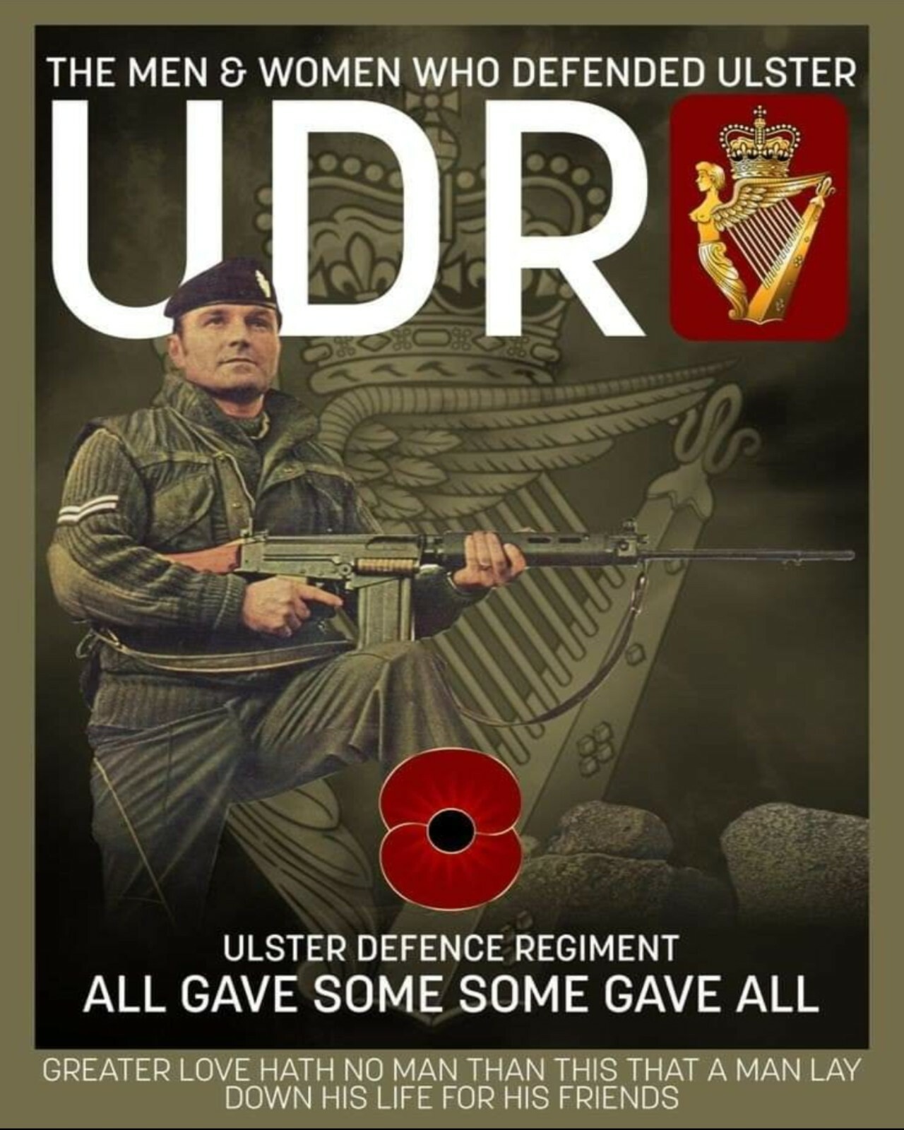 UDR Metal Plaque, Ulster, Troubles, RUC, UDR101 | eBay UK