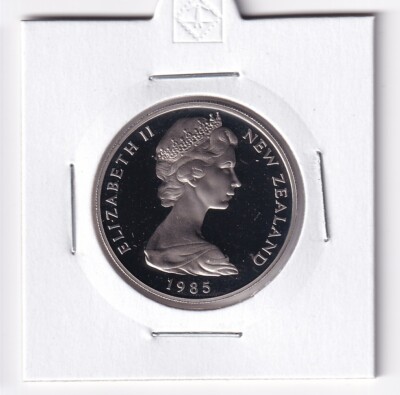 NEW ZEALAND PROOF: 1985 20 CENT COIN IN 2X2 HOLDER #857 | eBay