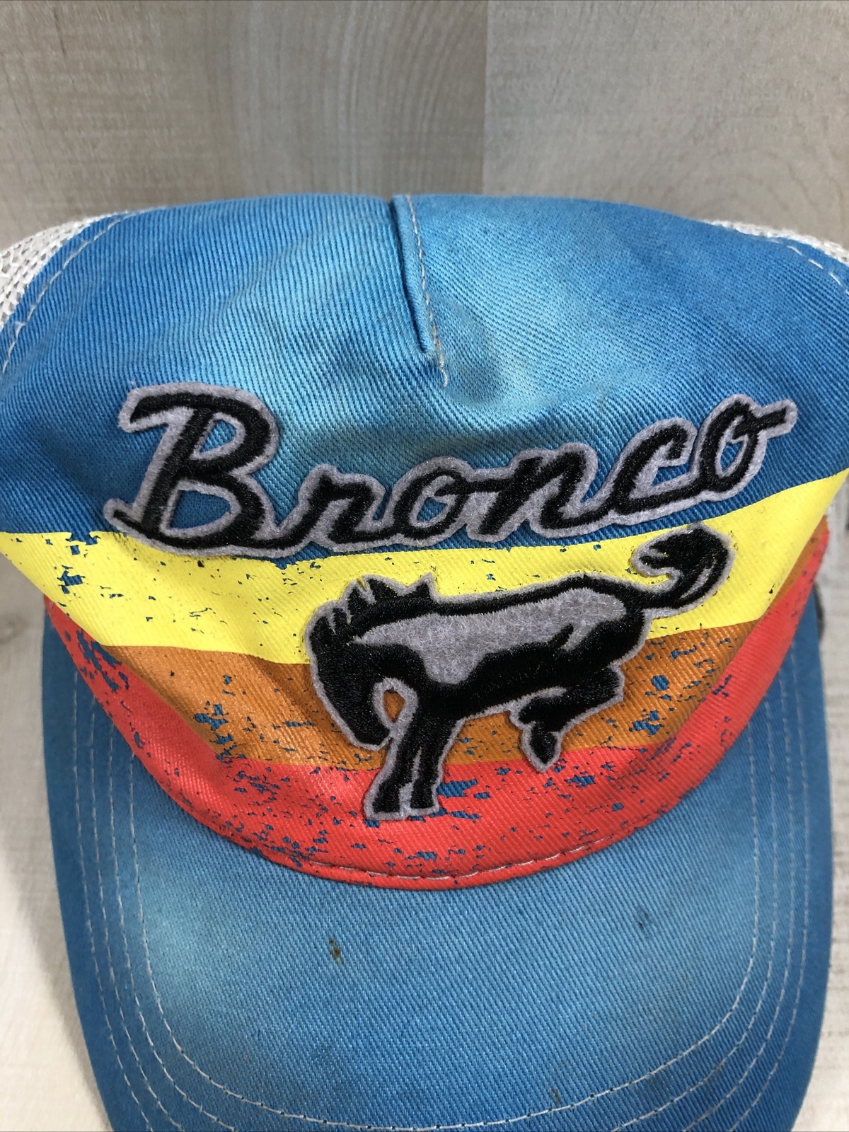 FORD BRONCO logo Retro Snapback Hat - Gem