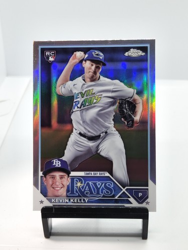 2023 Topps Chrome Update Kevin Kelly Refractor Rookie Tampa Bay Rays # ...