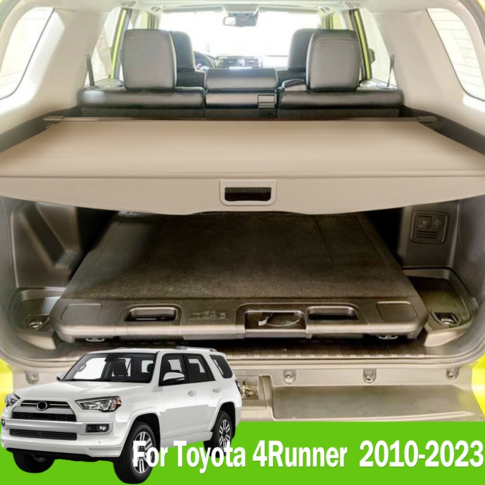 For Toyota 4Runner 10-24 Rear Trunk Cargo Cover Retractable Luggage ...