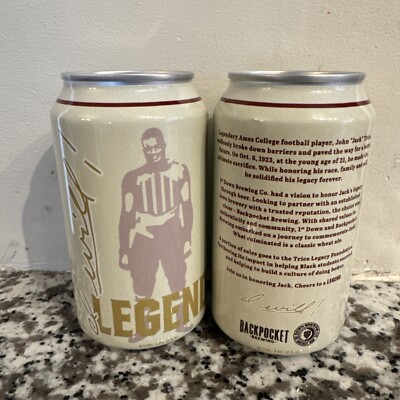 2 Iowa State Cyclones Beer Can Jack Trice I WILL Legend Wheat Ale Beer ...